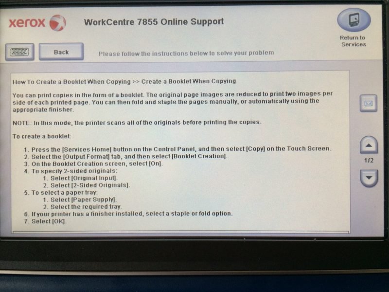 Xerox Online Support on the Device - Just·Tech